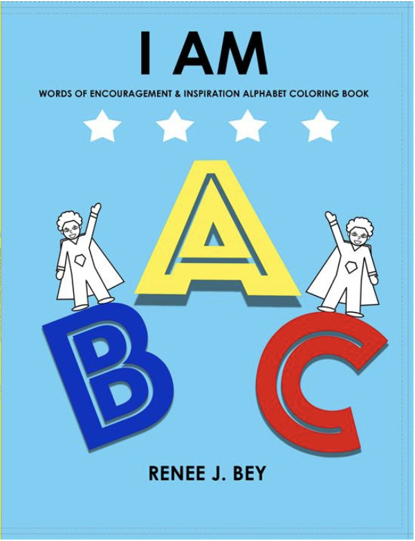 I AM: Words of Encouragement & Inspiration Alphabet Coloring Book by ...