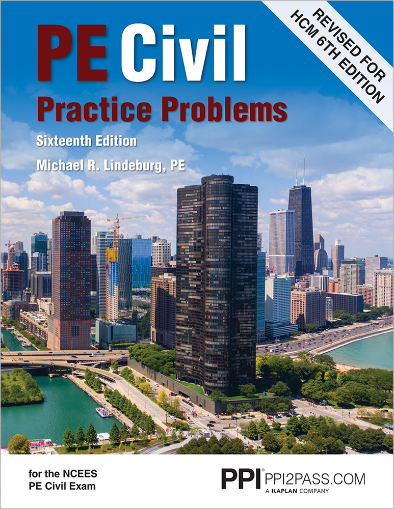 PPI PE Civil Practice Problems, 16th Edition – Comprehensive Practice ...