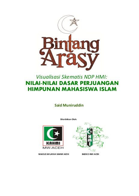 Bintang 'Arasy: Visualisasi Skematis NDP HMI by Said Muniruddin | Goodreads