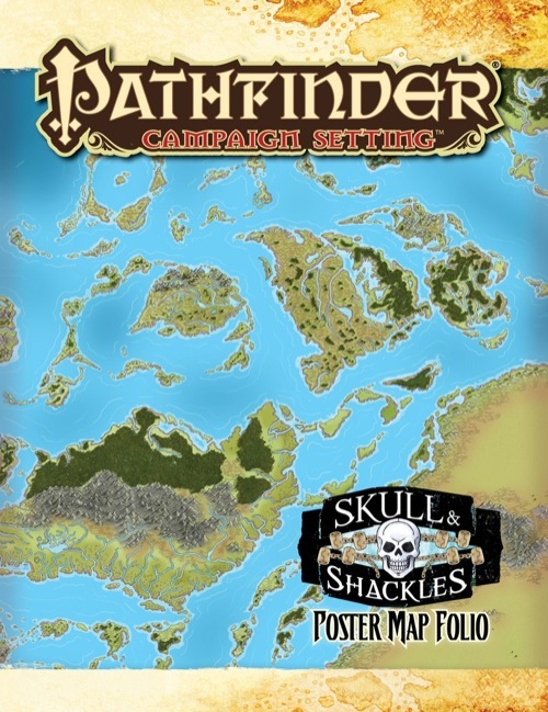 Pathfinder Campaign Setting: Skull & Shackles Poster Map Folio by ...