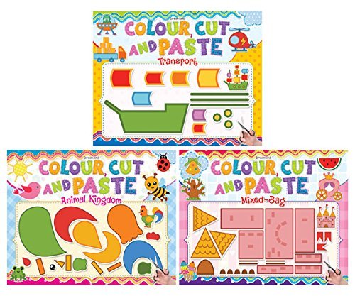 Colour, Cut and Paste Pack (3 Titles) by Dreamland Publications | Goodreads