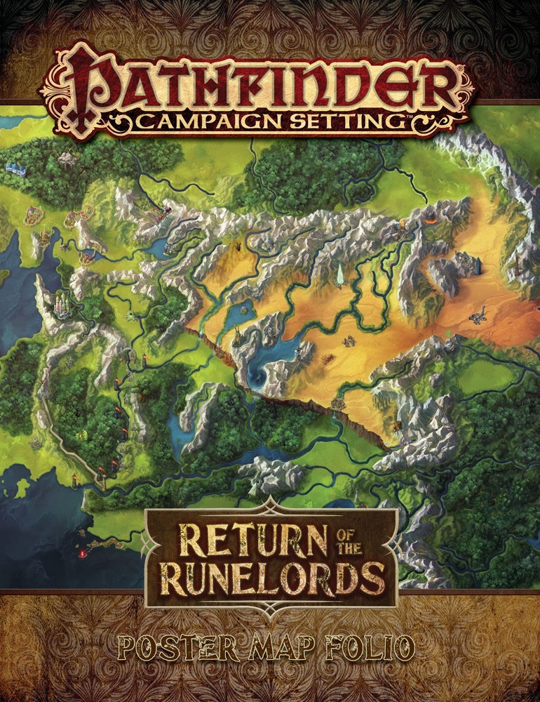 Return of the Runelords Poster Map Folio by Robert Lazzaretti | Goodreads