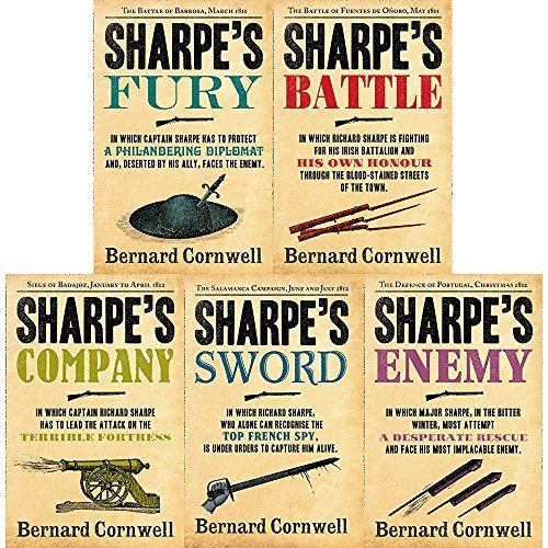 Bernard Cornwell's Richard Sharpe's Series 11 to 15 Books Set by ...