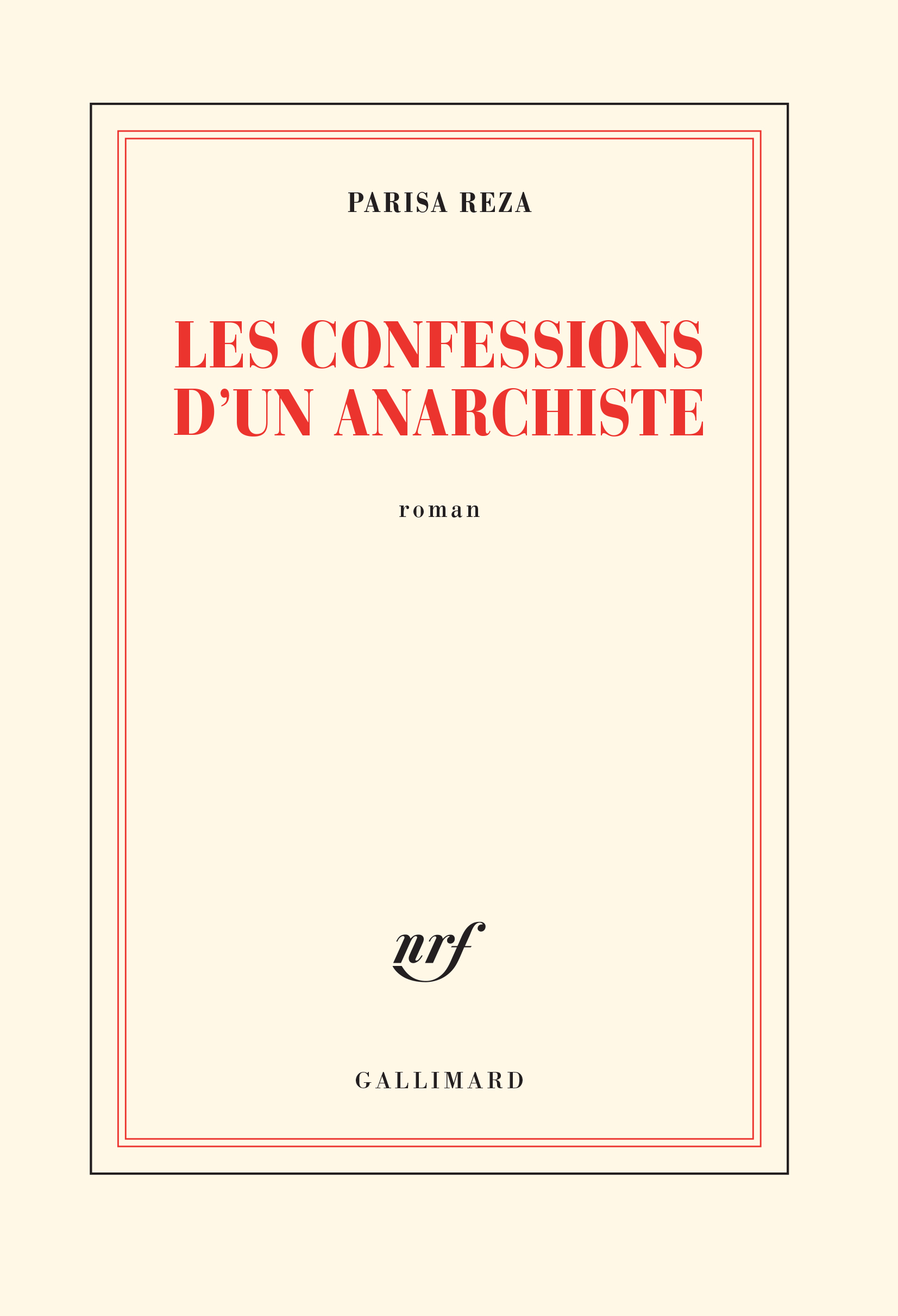 Les Confessions d'un anarchiste by Parisa Reza | Goodreads