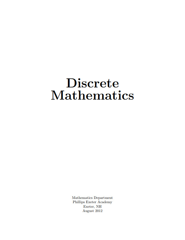 Discrete Mathematics (PEA Math) by Phillips Exeter Academy | Goodreads