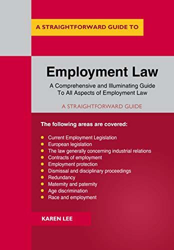 Employment Law: Revised Edition (Straightforward Guide) by Karen Lee ...