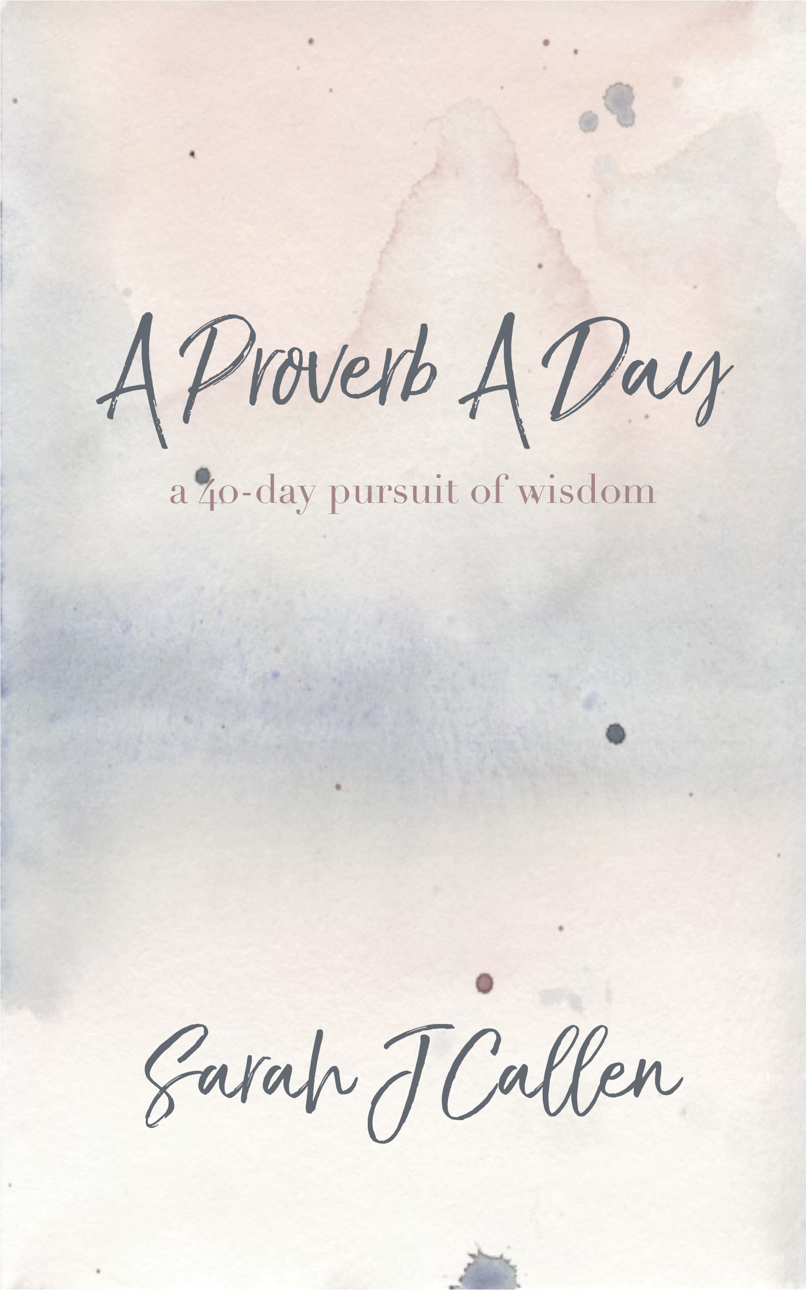 A Proverb A Day: A 40-Day Pursuit of Wisdom by Sarah J. Callen | Goodreads
