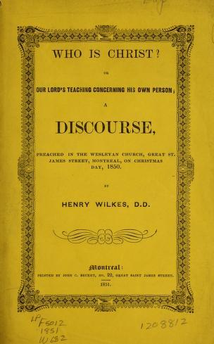 Who Is Christ? by Henry Wilkes | Goodreads