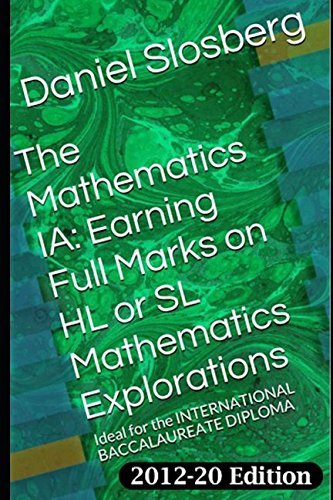 The Mathematics Ia: Earning Full Marks on Hl or SL Mathematics ...