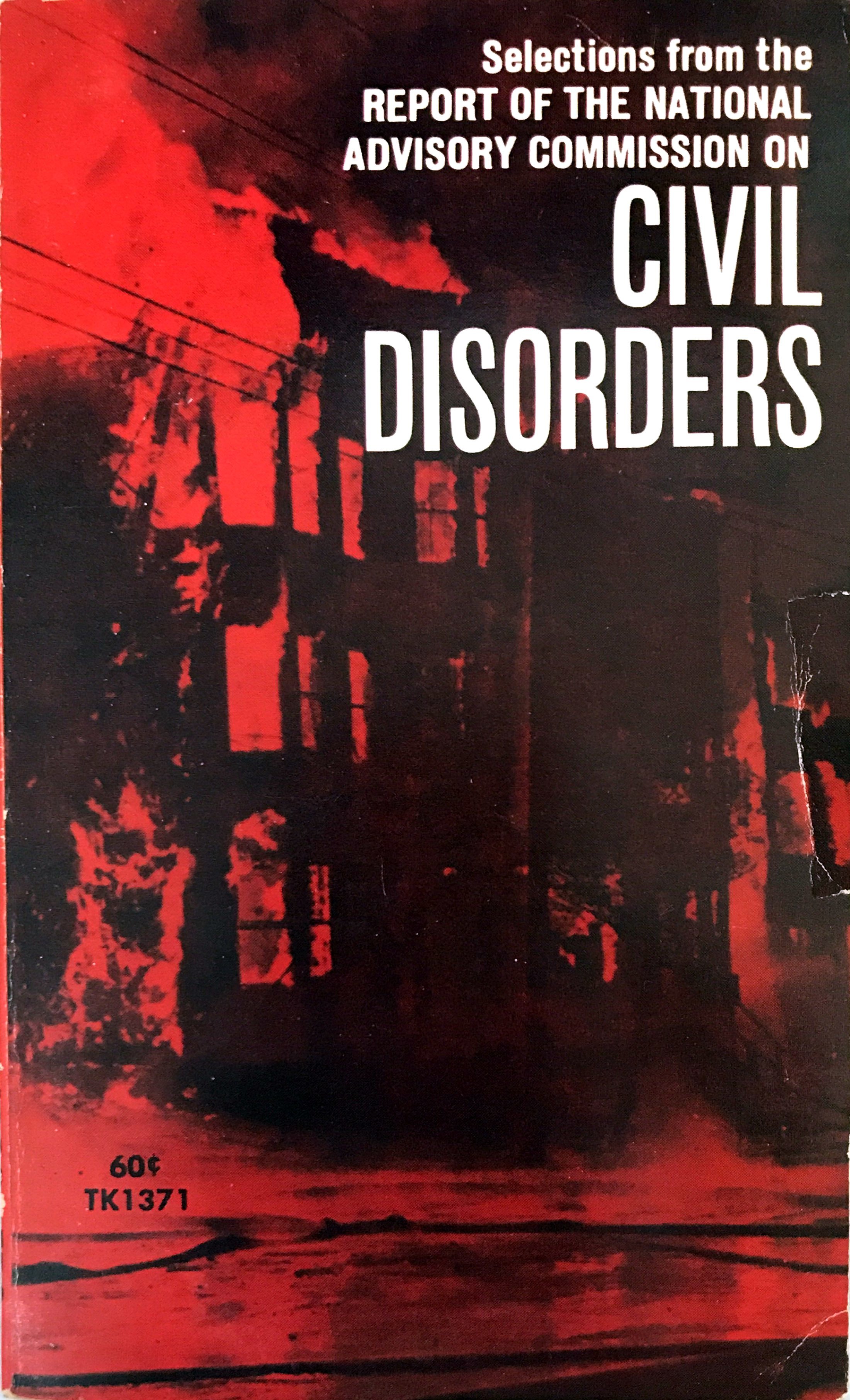 Selections From the Report of the National Advisory Commission on Civil ...