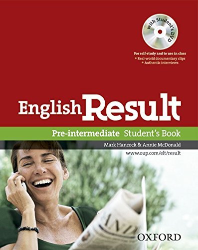 English Result Pre-Intermediate. Student's Book DVD Pack by Mark ...