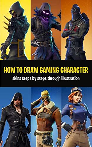 How to draw Gaming Character: skins steps by steps through illustration ...