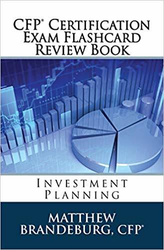 CFP Certification Exam Flashcard Review Book: Investment Planning by ...