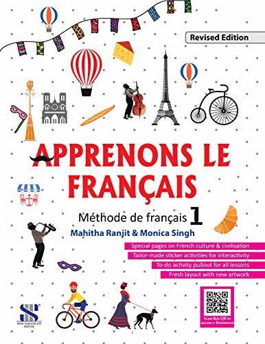 Apprenons Le Francais French Textbook 01: Educational Book by Mahitha ...
