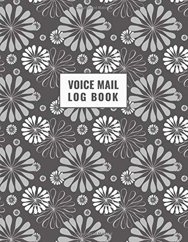 Voice Mail Log Book: Phone Call Message, Telephone Memo Notebook ...