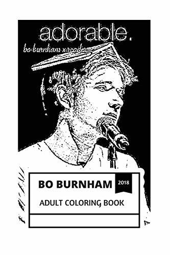 Bo Burnham Adult Coloring Book: Youtube Star and Stand-Up Comedy ...
