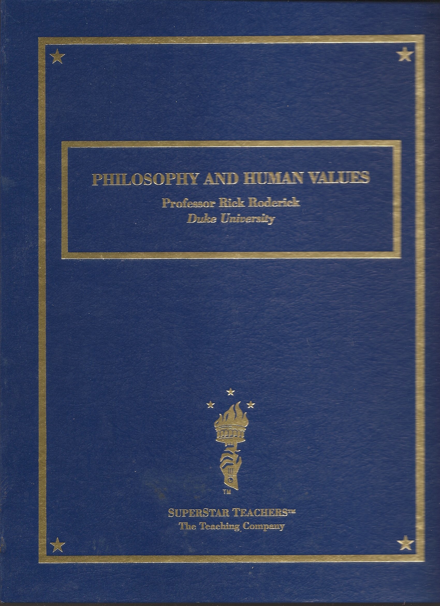 Philosophy & Human Values by Rick Roderick | Goodreads