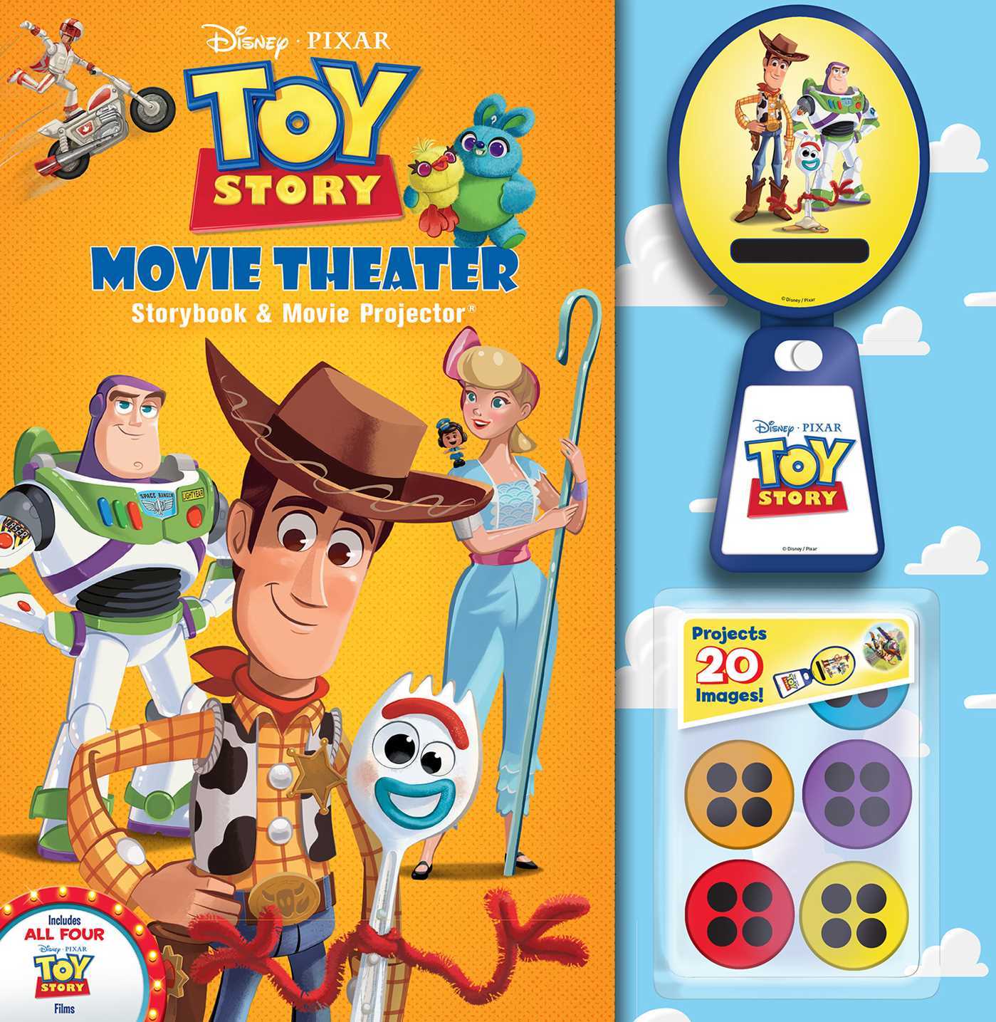 Disney Pixar Toy Story Movie Theater Storybook & Movie Projector by ...