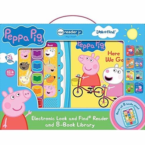 Peppa Pig - Electronic Me Reader Jr and 8 Look and Find Sound Book ...