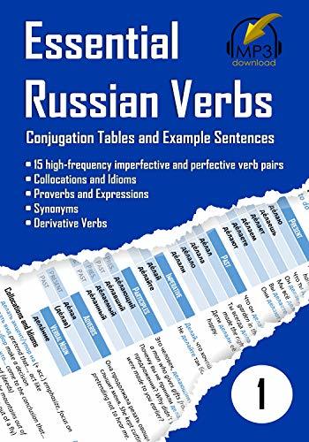 Essential Russian Verbs 1: Conjugation Tables and Example Sentences by ...