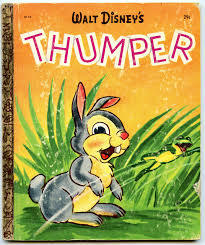 A Little Golden Book Walt Disney's Thumper by Artists and Writers ...