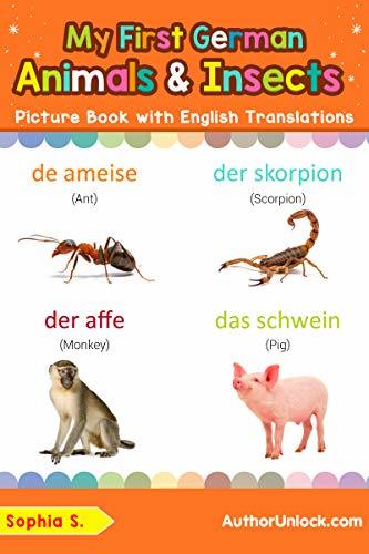 My First German Animals & Insects Picture Book with English ...