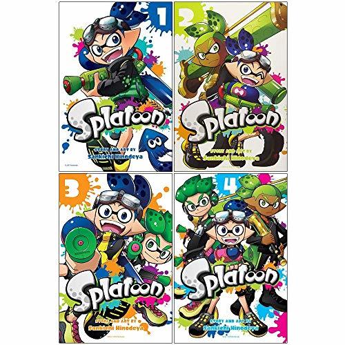 Splatoon manga vol 1-4 collection 4 books set by sankichi hinodeya by ...