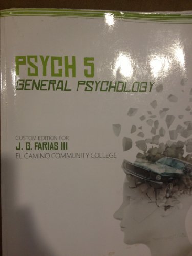 Psych 5 General Psychology by Michael W. Passer | Goodreads