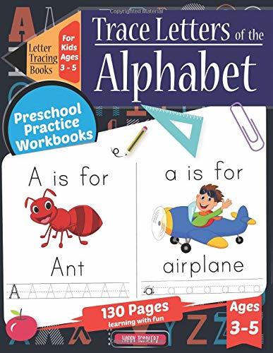 Letter Tracing Books for Kids Ages 3-5 | Trace Letters Of The Alphabet ...