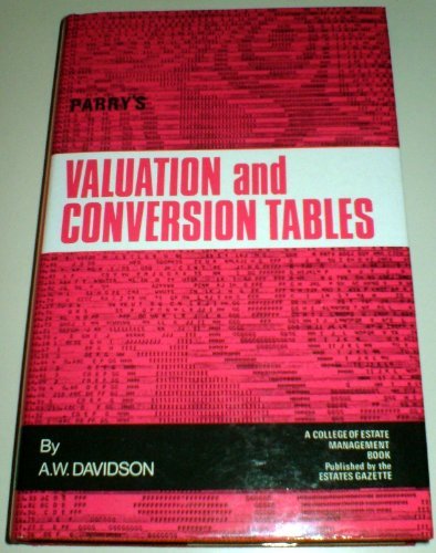 VALUATION AND CONVERSION TABLES by Richard Parry | Goodreads