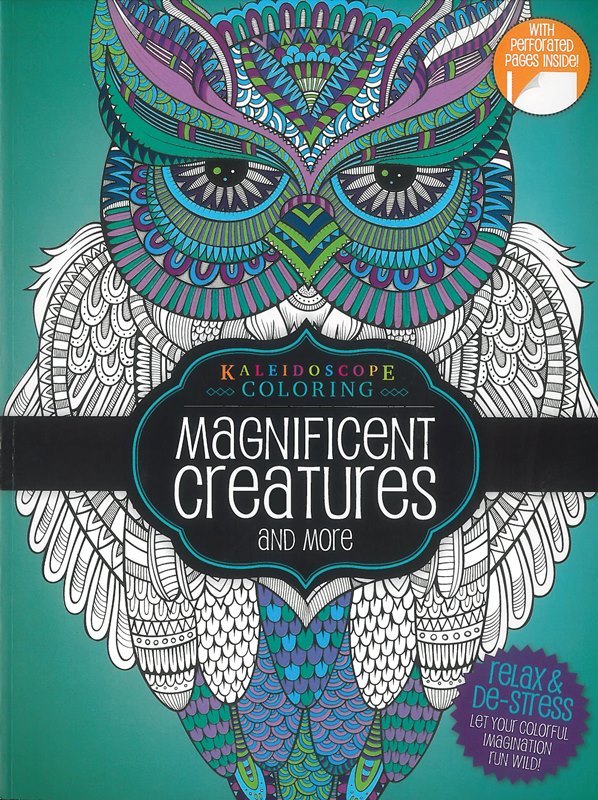 Coloring Book-Magnificent Creatures And More: Kaleidoscope Coloring by ...