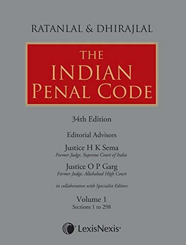 Ratanlal & Dhirajlal’s - The Indian Penal Code by Ratanlal | Goodreads