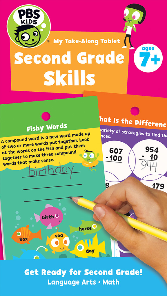 PBS Kids My Take-Along Tablet: Second Grade Skills by Carson-Dellosa ...