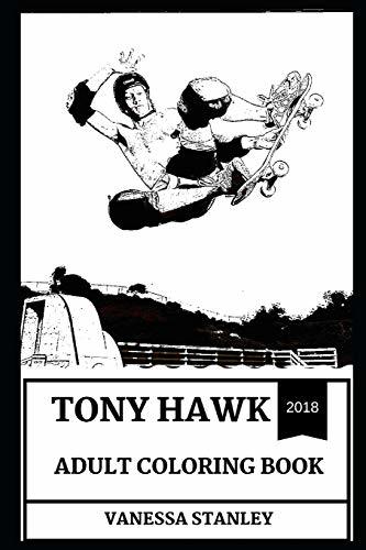 Tony Hawk Skateboarding Coloring Pages