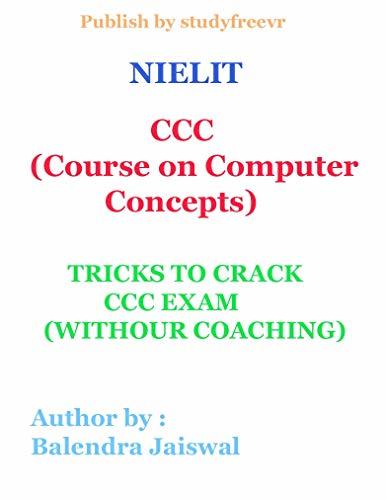 Trick To Crack CCC Exam : With first attempt by BALENDRA JAISWAL ...