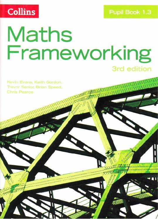 Maths Frameworking - Pupil Book 1.3 by HarperCollins | Goodreads