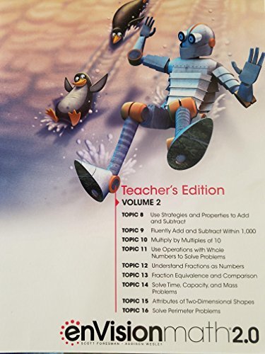 enVision Math 2.0 Teacher's Edition Grade 3 Volume 2 Topics 8-16 ...
