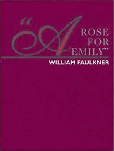 A Rose For Emily Book Cover