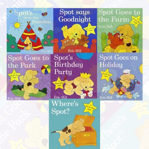 Spot Lift the Flap Series Eric Hill Collection 7 Books Set (Spot's Lift ...