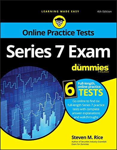 Series 7 Exam For Dummies with Online Practice Tests by Steven M. Rice ...