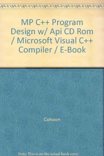 C++ Program Design by Cohoon and Davidson | Goodreads