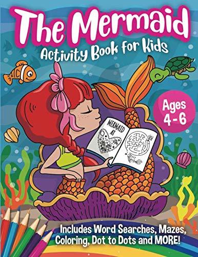 The Mermaid Activity Book for Kids: A Magical Mermaid Workbook with ...