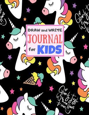 Draw and Write Journal for Kids: Cute Unicorn Matte Cover Design for ...