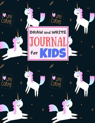Draw and Write Journal for Kids: Cute Unicorn Matte Cover Design for ...