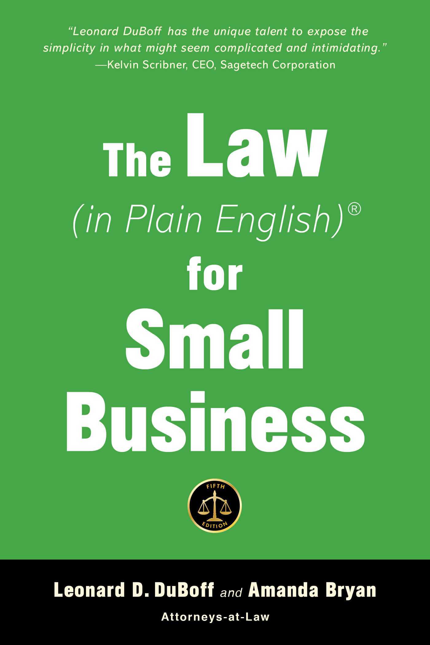 The Law (in Plain English) for Small Business by Leonard DuBoff | Goodreads