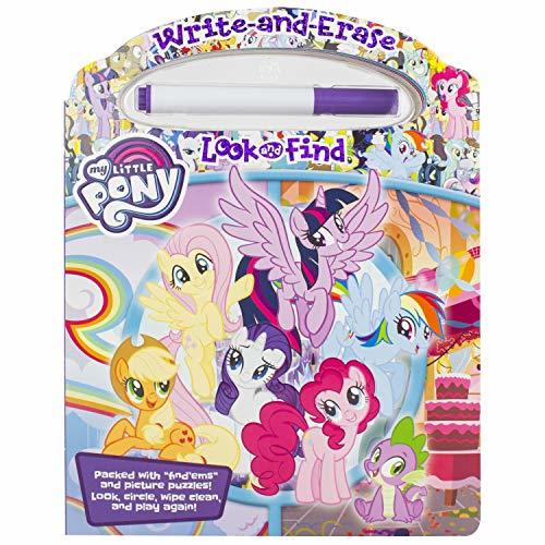 Hasbro - My Little Pony - Write-and-Erase Look and Find Wipe Clean ...
