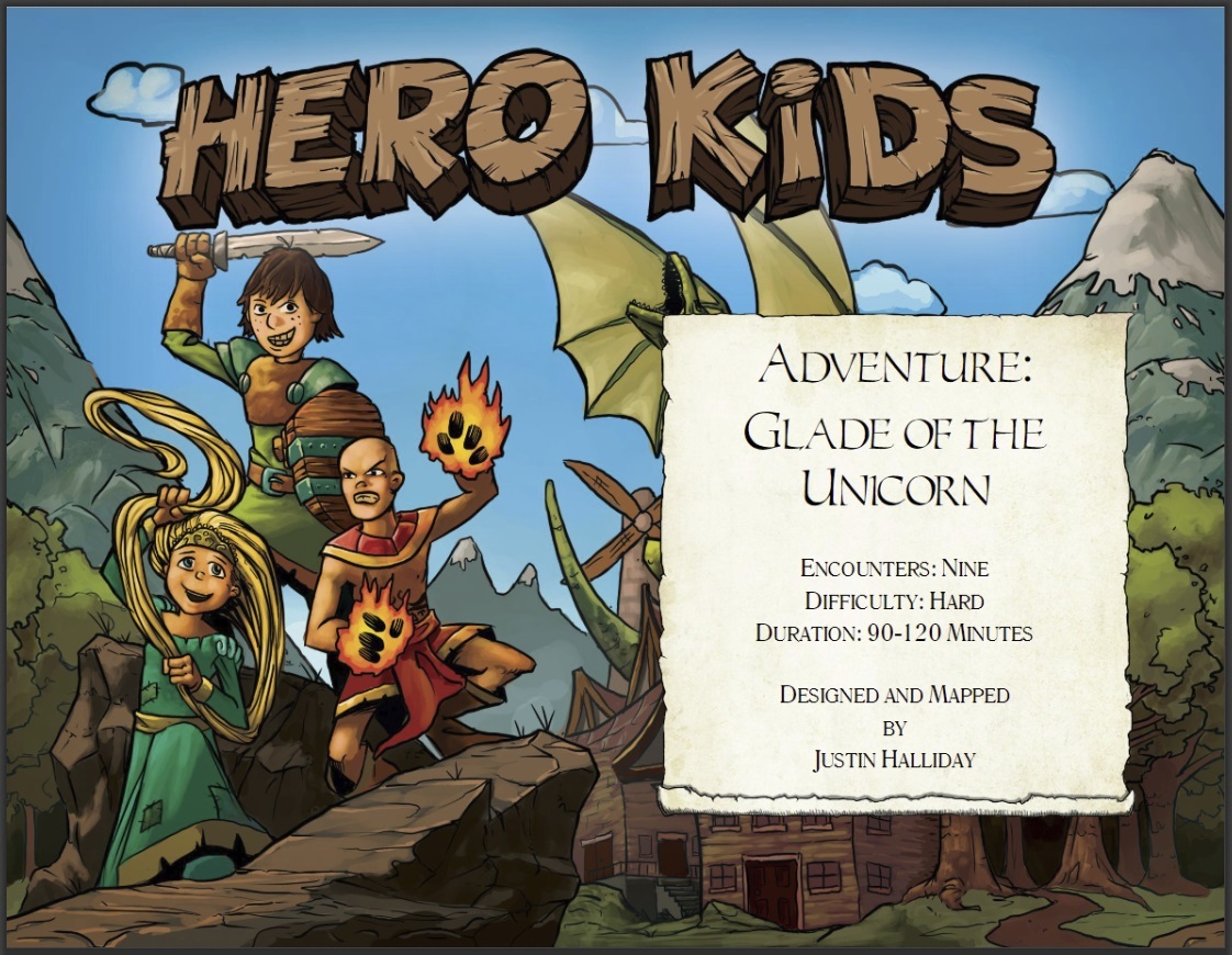 Hero Kids - Fantasy Adventure - Glade of the Unicorn by Justin Halliday ...