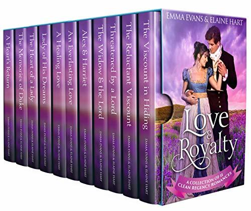 Love & Royalty: A Collection of 11 Clean Regency Romances by Emma Evans ...