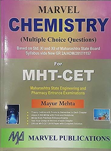 Marvel Chemistry MCQ's for MHT-CET by Mayur Mehta | Goodreads