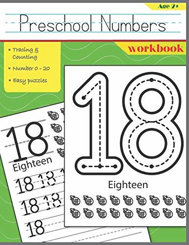 Preschool Numbers Workbook: Handwriting Numbers & Easy Number Puzzles ...